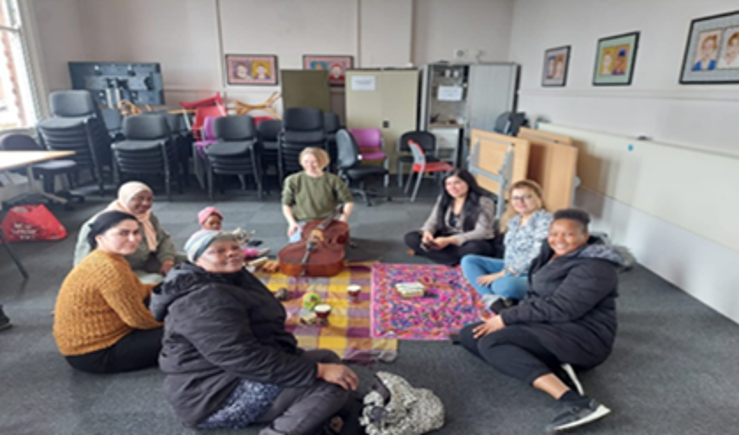 Brushstrokes | Sandwell Family Hubs